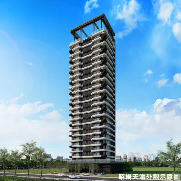 昭揚天濤桃園市桃園區中央街電梯大廈住商老王 昭揚天濤面河景觀豪邸四房三平車 房屋出售 樂屋網