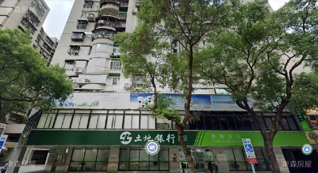 台北市中山區復興北路電梯大廈復興北路土銀店面，月租金百萬~0971002032 房屋出售 樂屋網