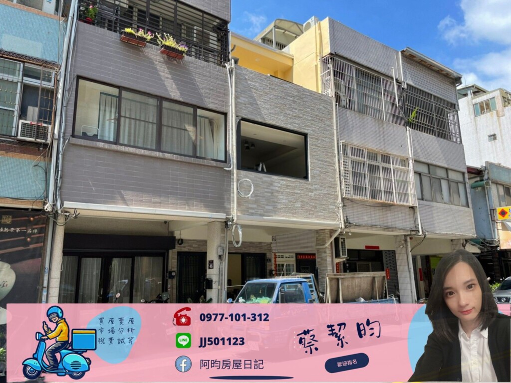 台中市西區五權一街透天厝美術館綠園道旁｜百萬裝潢｜美透店 房屋出售 樂屋網