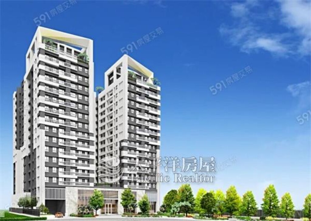 台中市沙鹿區保安路電梯大廈允將上上謙高樓層三房平車 房屋出售 樂屋網