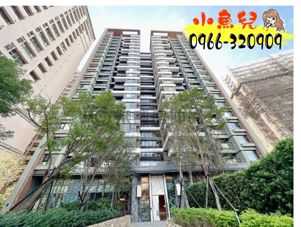 嘉磐樸樹台中市南區忠明南路電梯大廈小魚兒 ️全新高質感社區面綠園道高樓三房平車 房屋出售 樂屋網