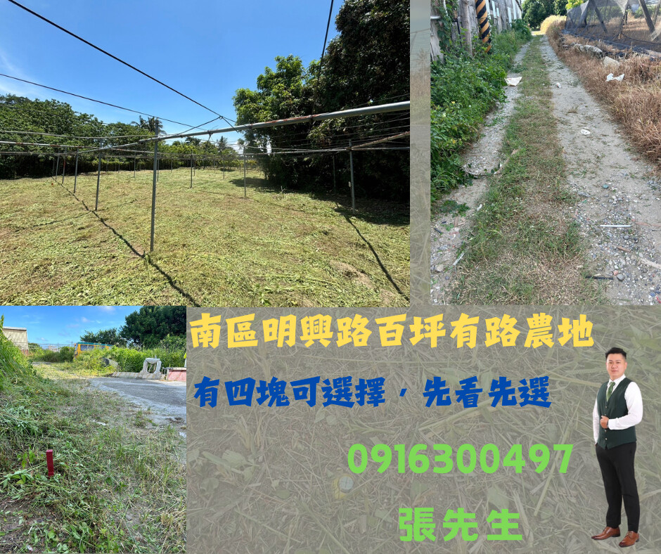農地⭐️降價⭐️南區明興路有路百坪農地台南市南區明興段 樂屋網 土地買賣