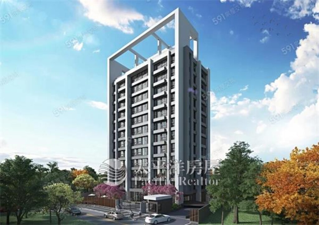 台中市沙鹿區斗潭路華廈小時代5期高樓層大2房平車 房屋出售 樂屋網