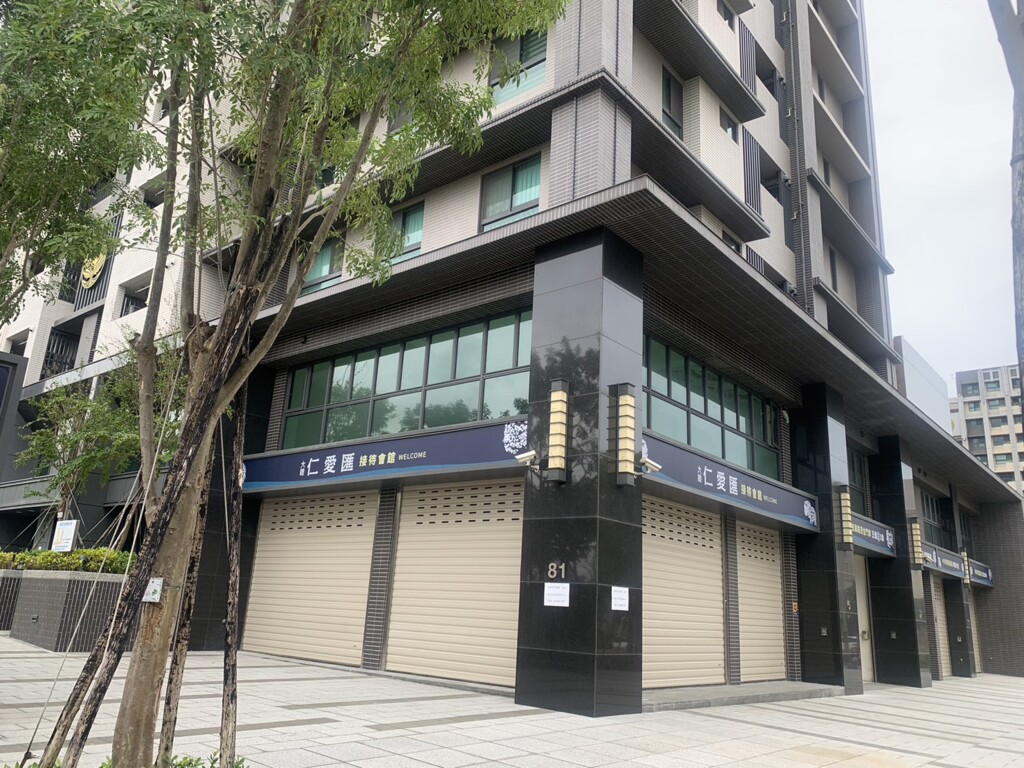大睦仁愛匯桃園市中壢區領航南路四段電梯大廈機捷a18 全新角窗雙店面 房屋出租 樂屋網