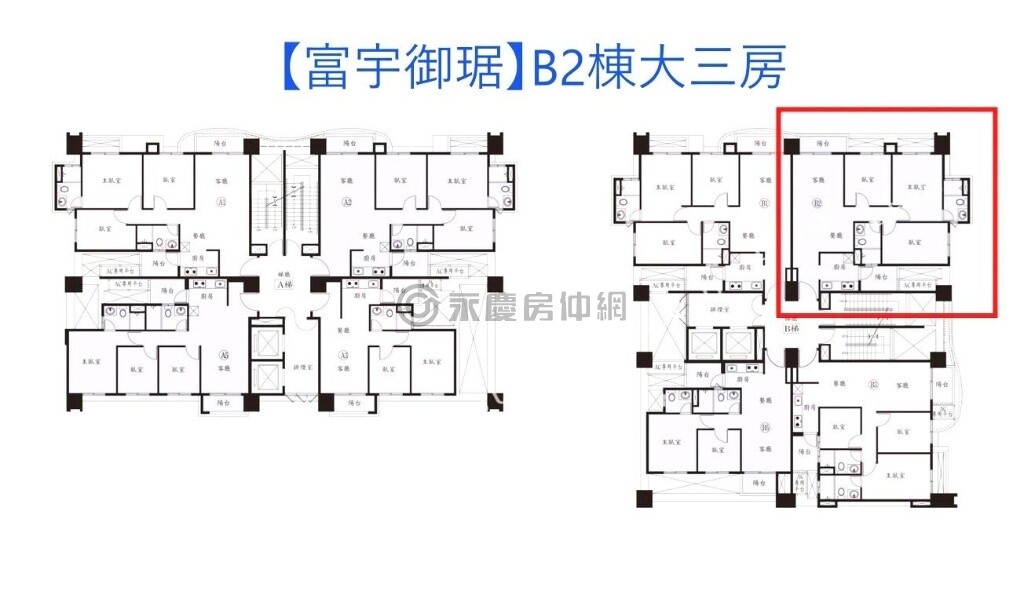 富宇御琚新竹縣竹北市勝利十二街電梯大廈獨家【富宇御琚】b2棟大三房附b2大平車 淳瀞2 房屋出售 樂屋網
