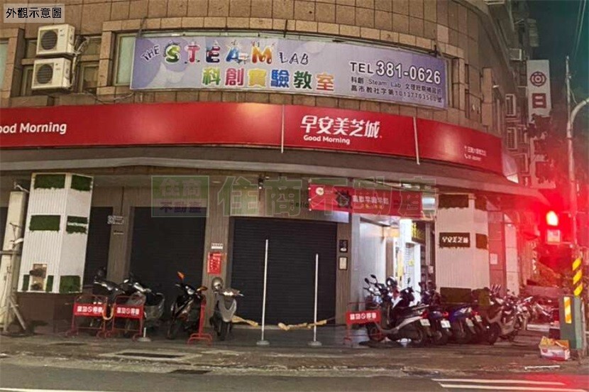 高雄市三民區大豐二路店面大昌商圈店面1+2三角窗 房屋出售 樂屋網