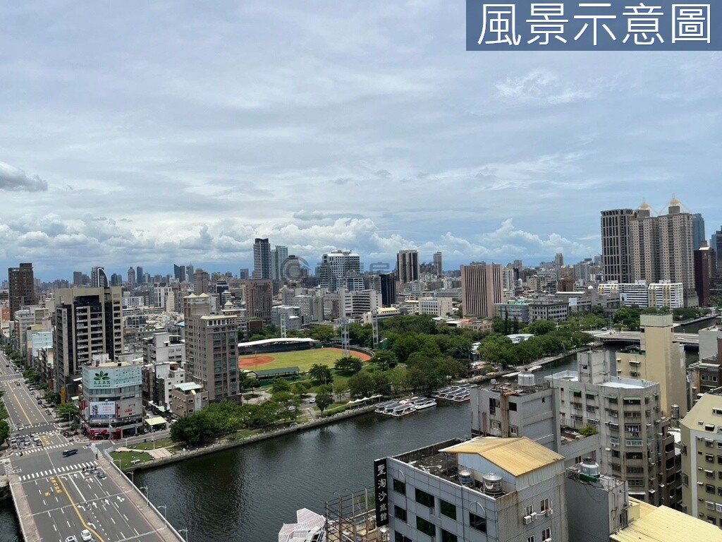 仰德灣高雄市鹽埕區七賢二路電梯大廈仰德灣|高樓海景|雙衛開窗|三面採光|3房平車 房屋出售 樂屋網
