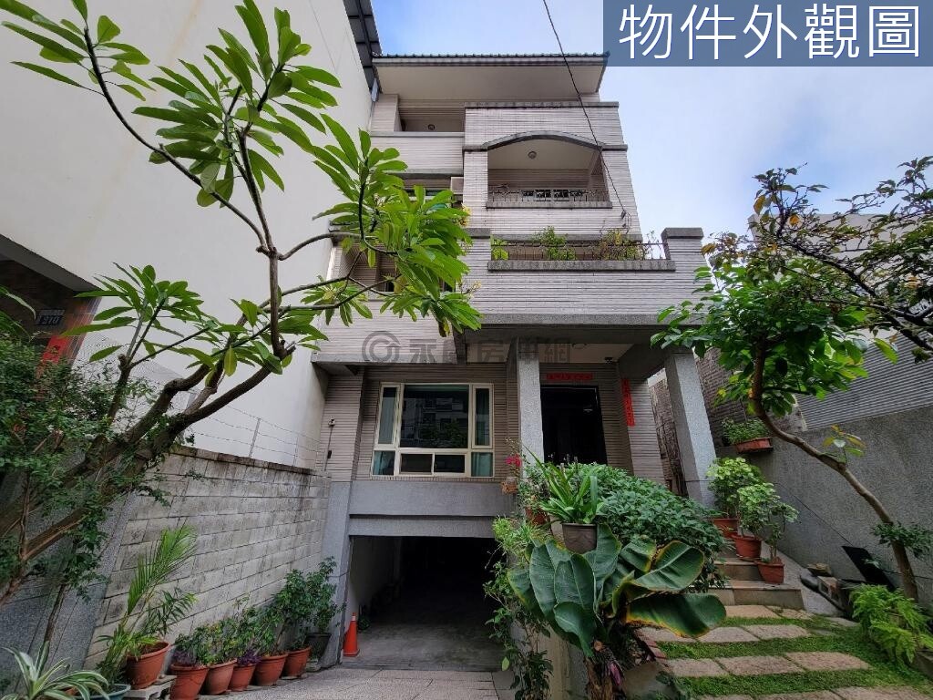 台中市大里區永隆八街別墅m近興大康橋河畔八米面寬四車花園豪墅 房屋出售 樂屋網