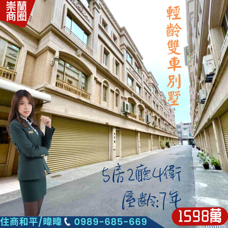 屏東縣屏東市古松西巷別墅獨家專約⚜️輕齡大地坪雙車墅 房屋出售 樂屋網