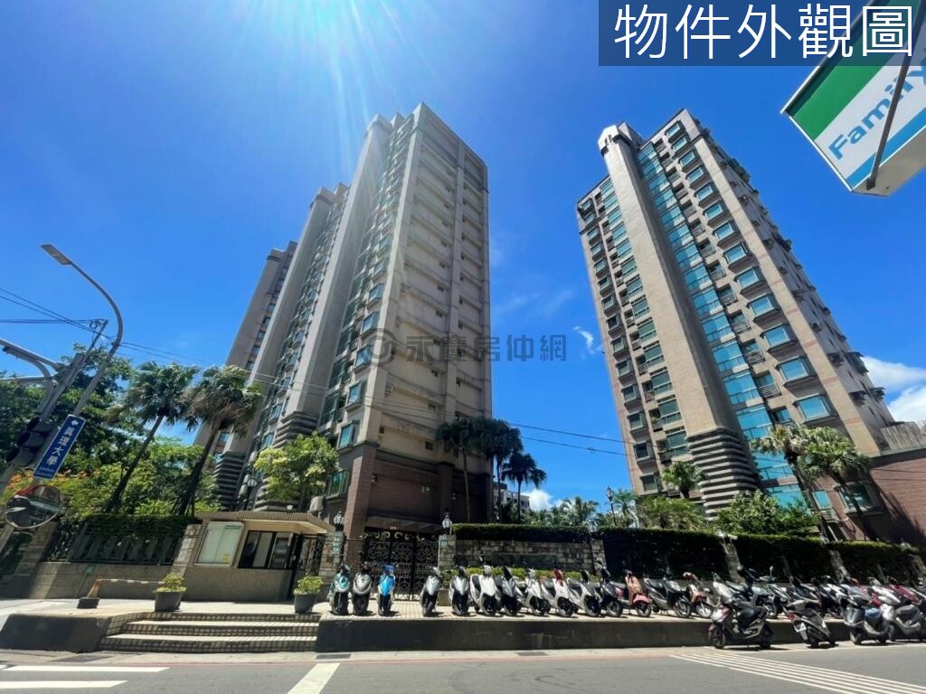 世界之窗新北市淡水區新春街電梯大廈『首選專案』世界之窗專約稀有面球場三房平車 房屋出售 樂屋網