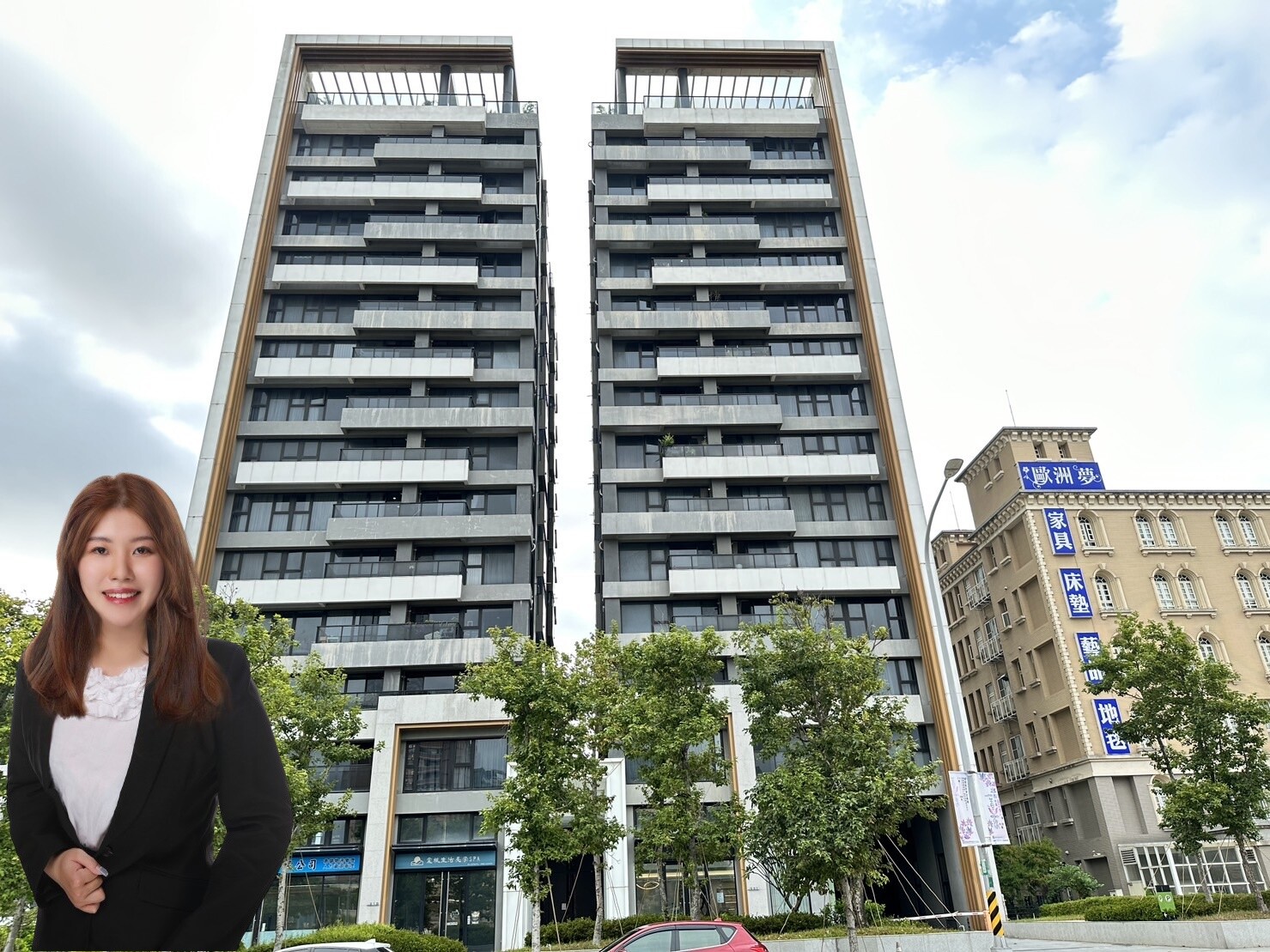 順儷米蘭達桃園市中壢區洽溪路電梯大廈青埔a18~青塘園第一排景觀兩房車 房屋出售 樂屋網