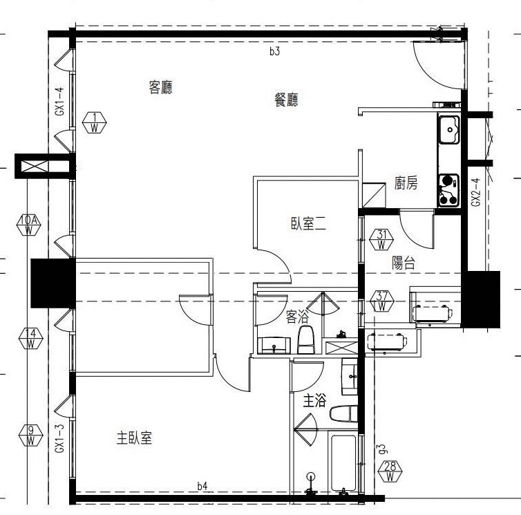 新美齊畫世代b1戶 稀有大戶三房車~全國阿佑~ 新北市板橋區新美齊画世代買房子 樂屋網
