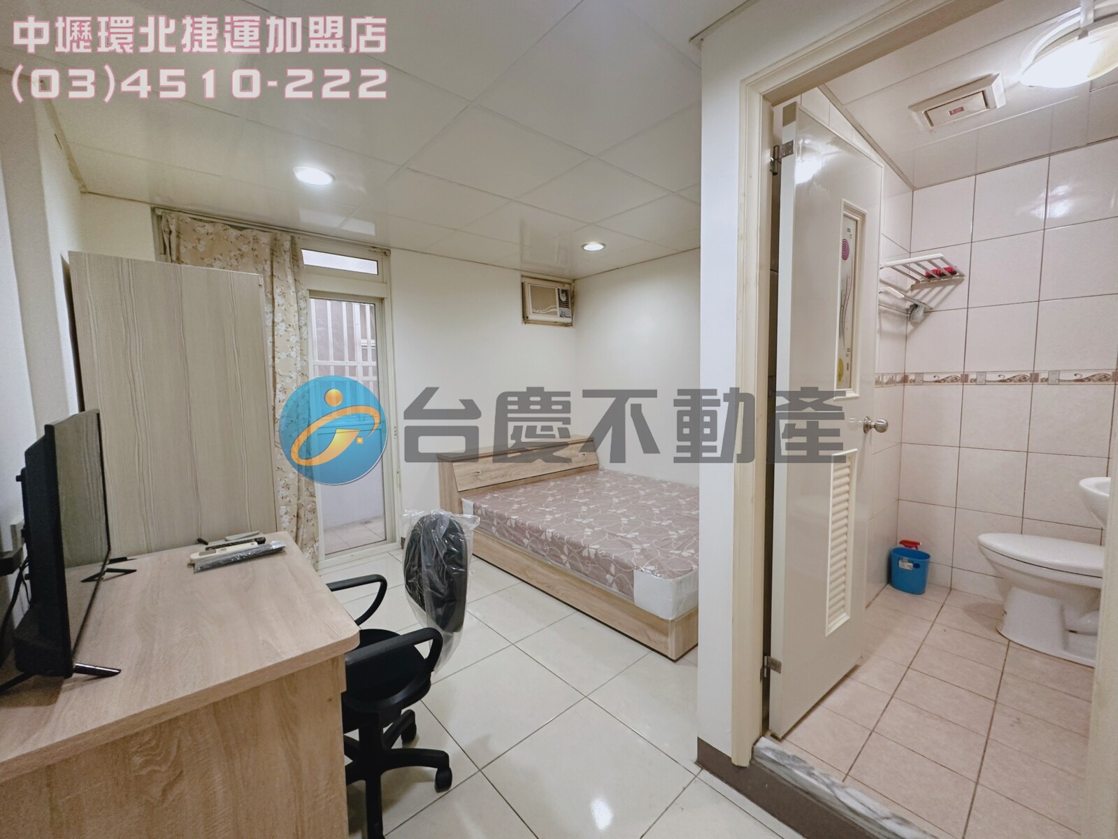 桃園市中壢區三和二街公寓中原商圈溫馨套房採光好 房屋出租 樂屋網