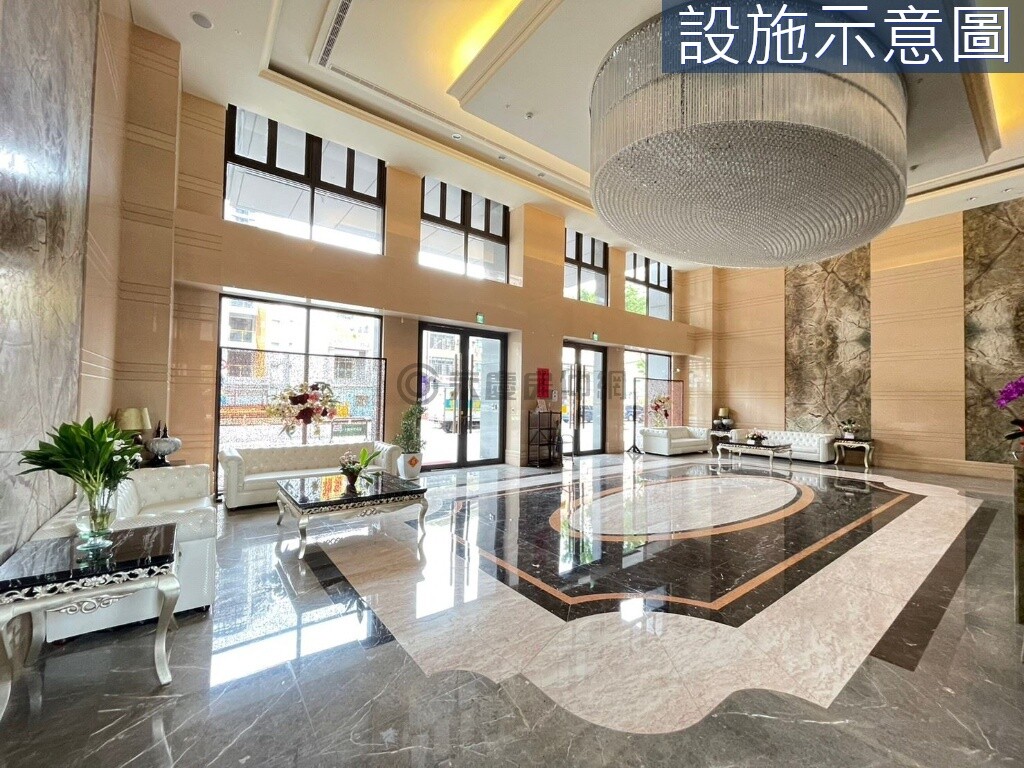 合雄帝璽桃園市桃園區中正路電梯大廈藝文合雄帝璽4房車~頂樓邊間三面採光 房屋出售 樂屋網