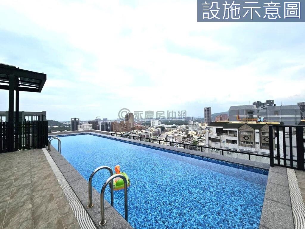 鑫巨蛋高雄市左營區文直路電梯大廈漢神商圈 鑫巨蛋 次高樓層景觀2房平車 房屋出售 樂屋網